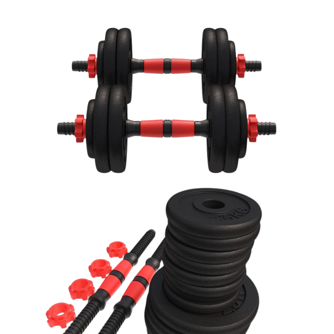 Set de gantere din fontă 25 mm – Gorilla Sports