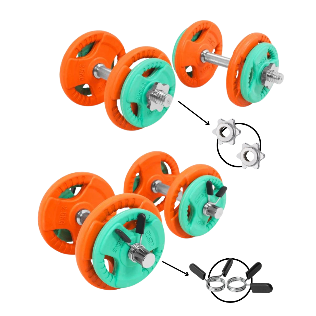 Set gantere Gummi Gripper 20 kg – Gorilla Sports