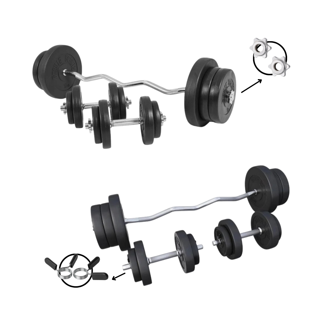Set SZ-Curl din plastic 70 kg – Gorilla Sports